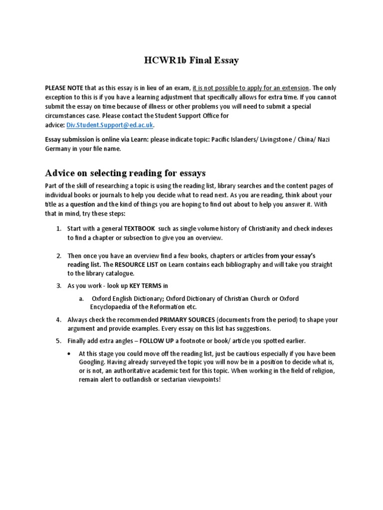 UTF-8''Final Essays 2021-22 | PDF | Nazi Germany | David Livingstone