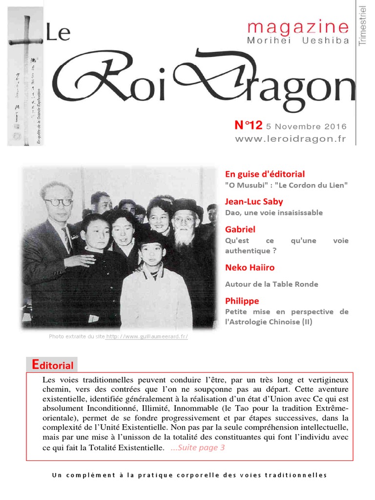 Le Roi Dragon N-12-Complet | PDF | Âme | Aïkido