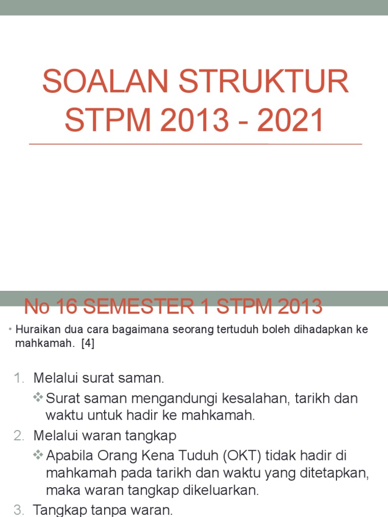 Soalan Struktur Pa | PDF