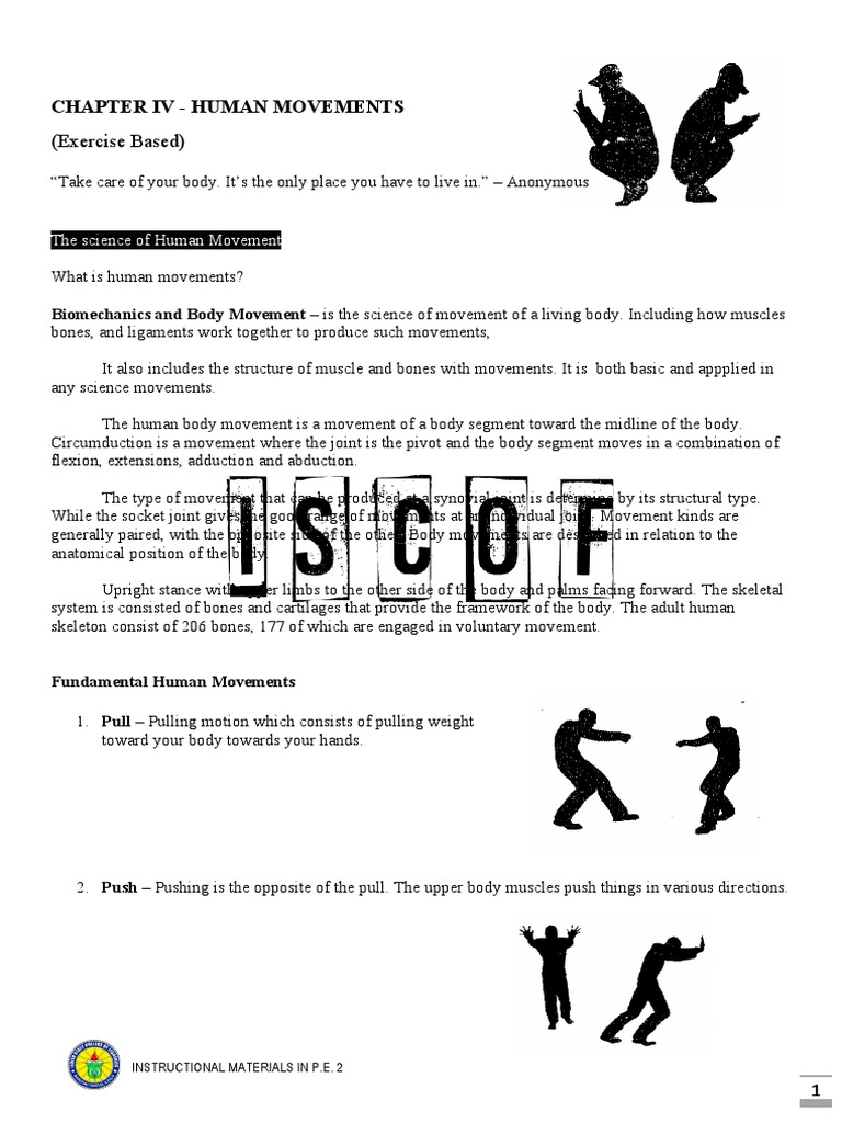 PE 2 Human Movements Until Finals | PDF | Anatomical Terms Of Motion ...