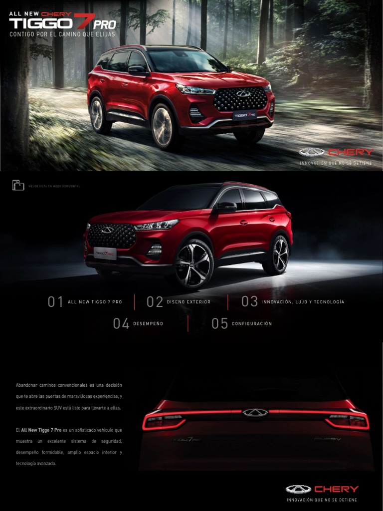 Brochure Tiggo 7 Pro WEB | PDF | Smartphone | Tecnologías automotrices