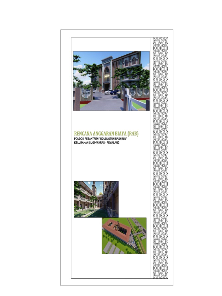 RAB Pondok | PDF | Griya & Taman