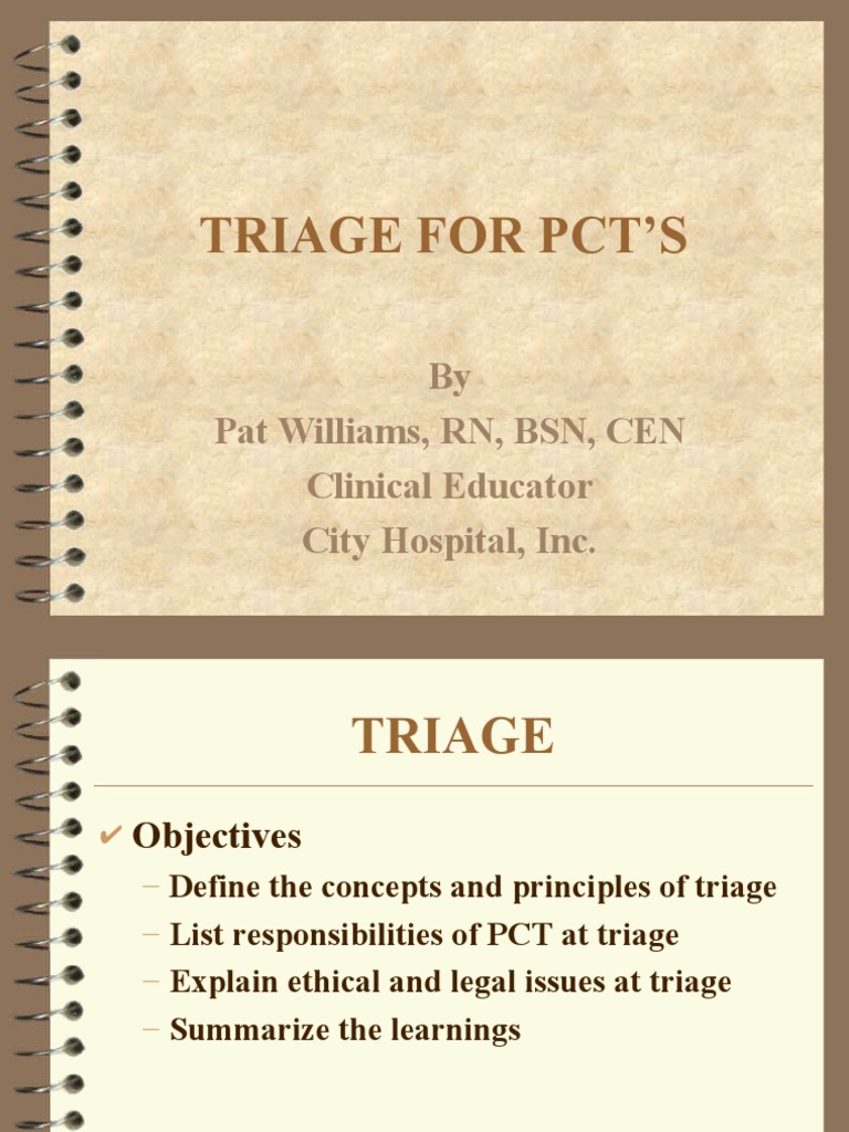 Tech Triage | Download Free PDF | Patient | Nursing