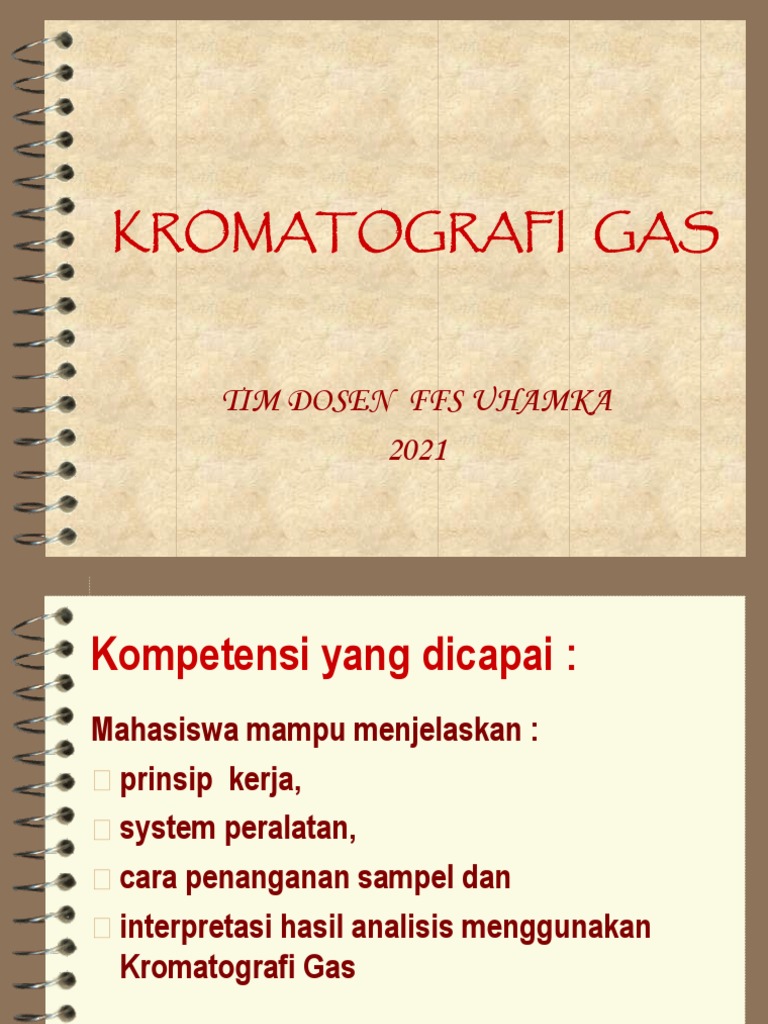 Kromatografi Gas | PDF