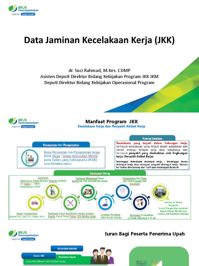 Data Jaminan Kecelakaan Kerja (JKK) - v2 New | PDF