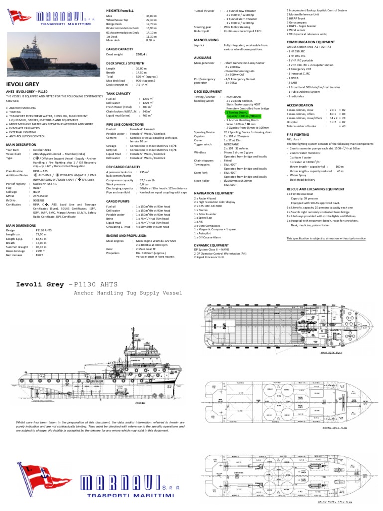 Ievoli Grey Brochure | PDF | Manufactured Goods | Ships