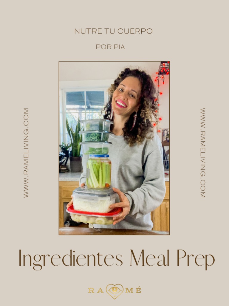 Guia Meal Prep | PDF | ensalada | Vegetales