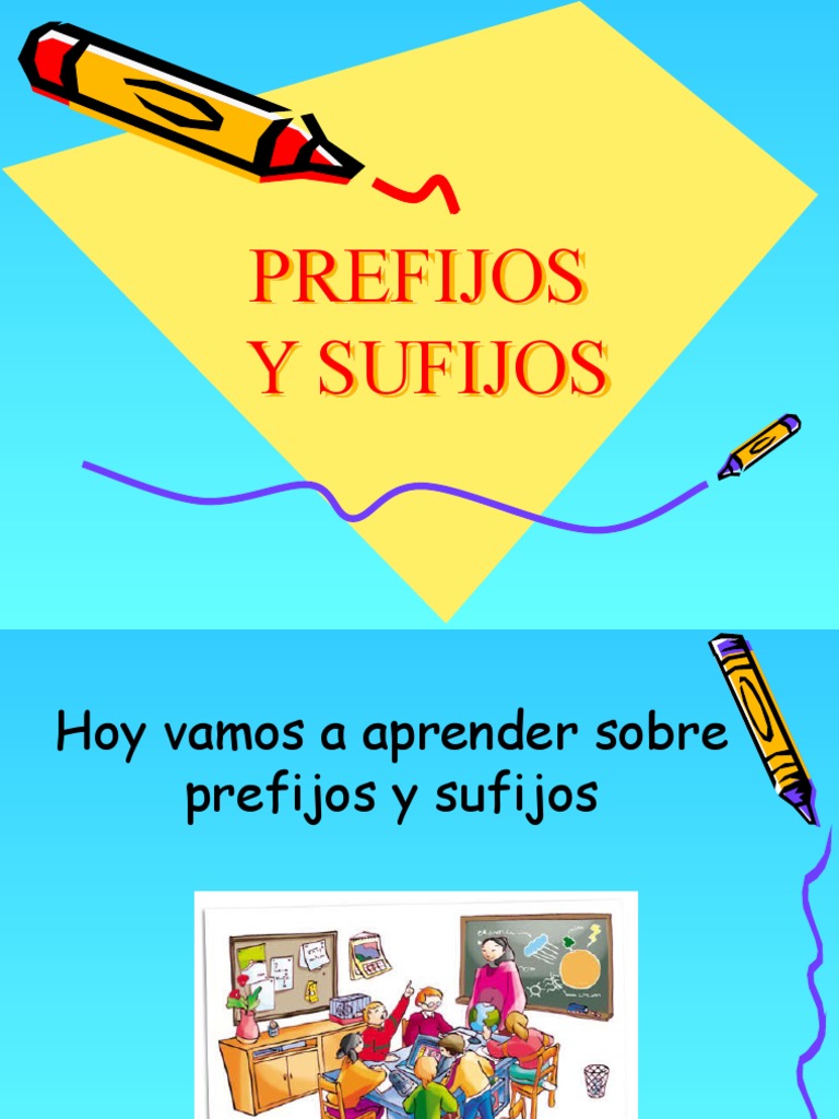 Sufijos y Prefijos | PDF | Gramática | Unidades Semánticas