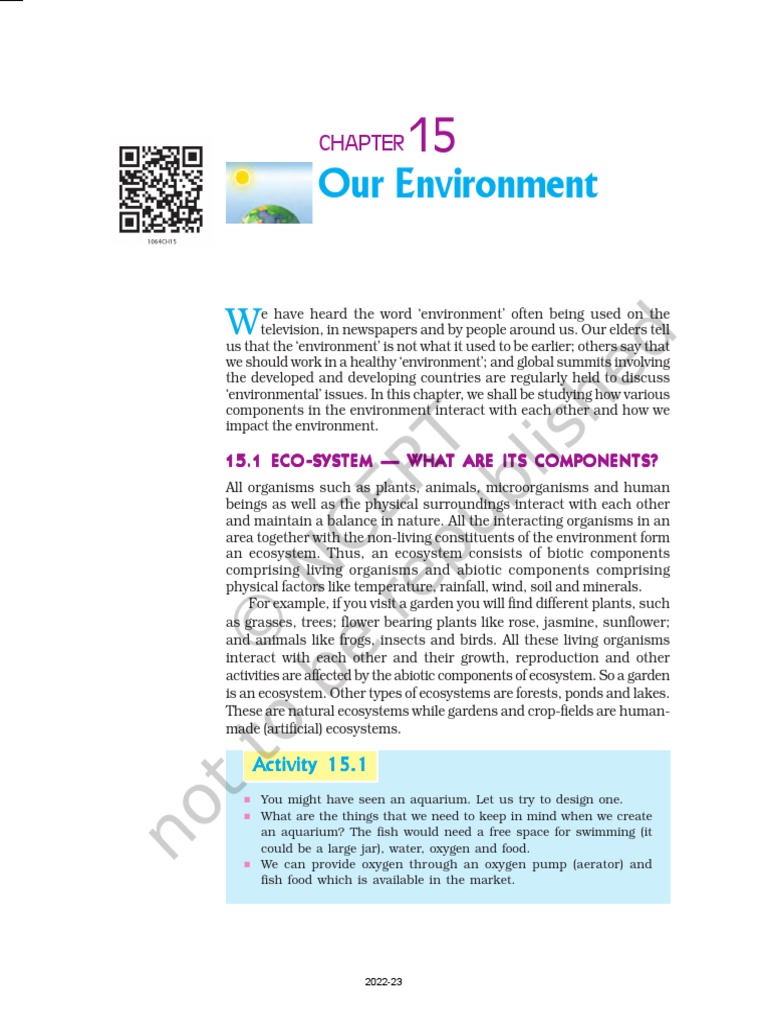 Understanding Ecosystems: Components & Interactions | PDF | Ecosystem ...