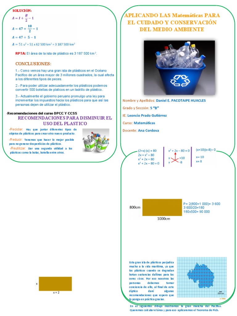 DIPTICO - Final | PDF | El plastico