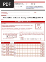 Answer Sheet CAE | PDF