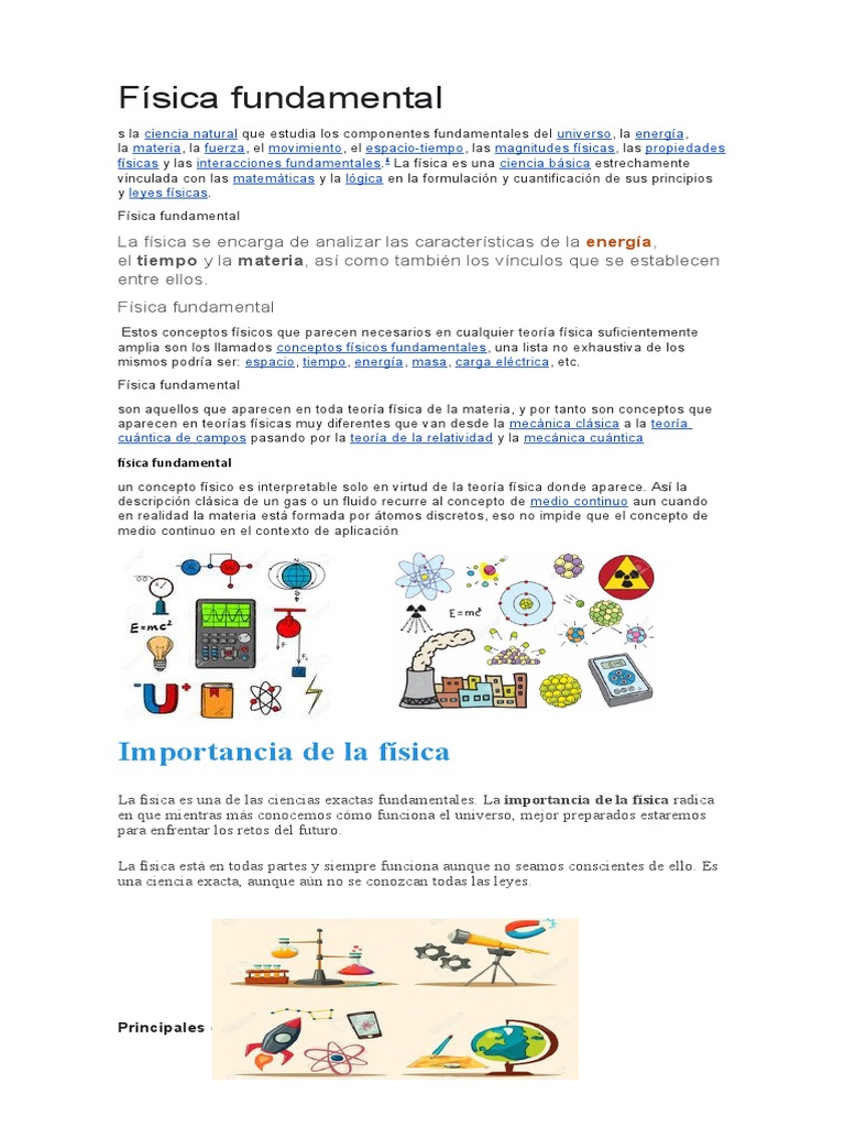 Física Fundamental | PDF | Física | Método científico