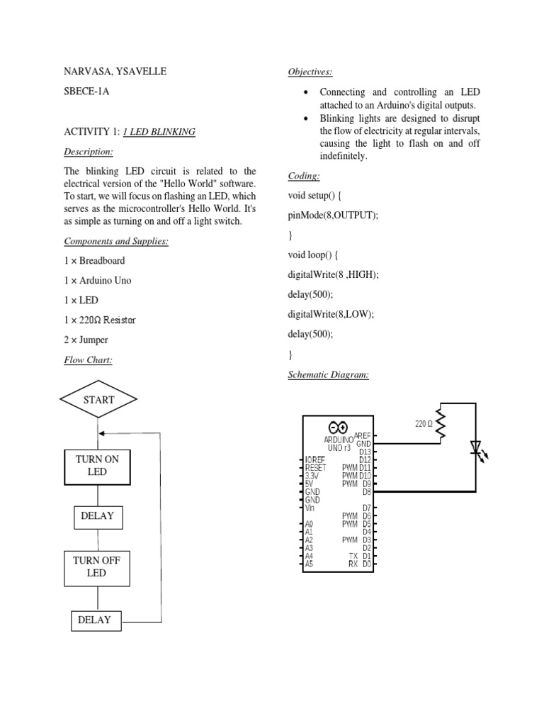 Activity1;2;3_LEDs | PDF | Arduino | Computer Science
