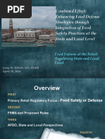 Cleaning Program Example for Food Safety | PDF | Hygiene | Hand Washing