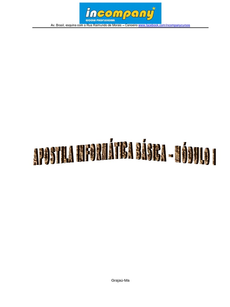 Apostila de Informatica Basica Modulo I | PDF | Hardware de computador | Armazenamento de dados ...