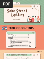 Solar Street Lights Installation Proposal | PDF | Street Light | Peace