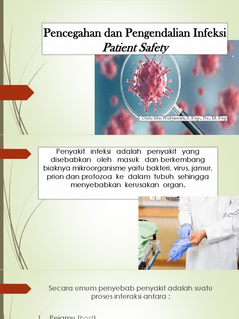 Pengendalian Infeksi Dan Patient Safety | PDF
