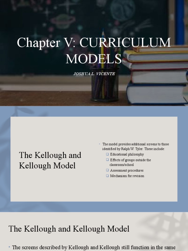 Chapter V-Curriculum Models | PDF | Philosophy Of Education | Curriculum