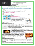 Sopa de Letras Propiedades de La Materia | PDF