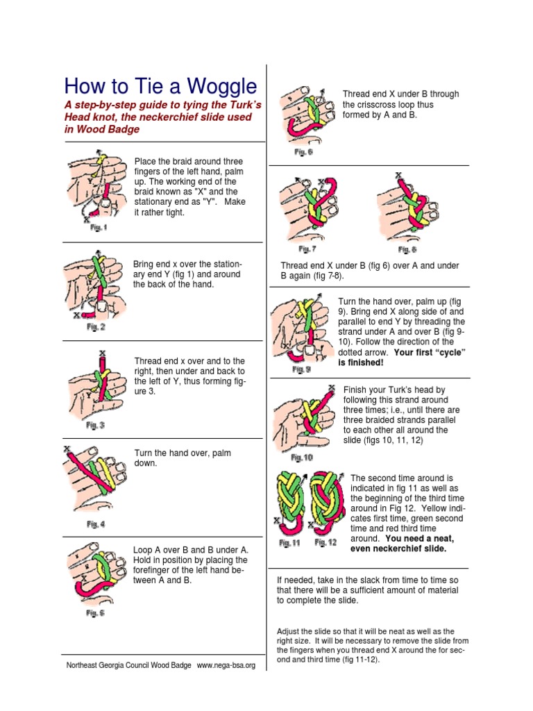 Tie_Woggle | PDF | Youth Organizations | Outdoor Recreation Organizations