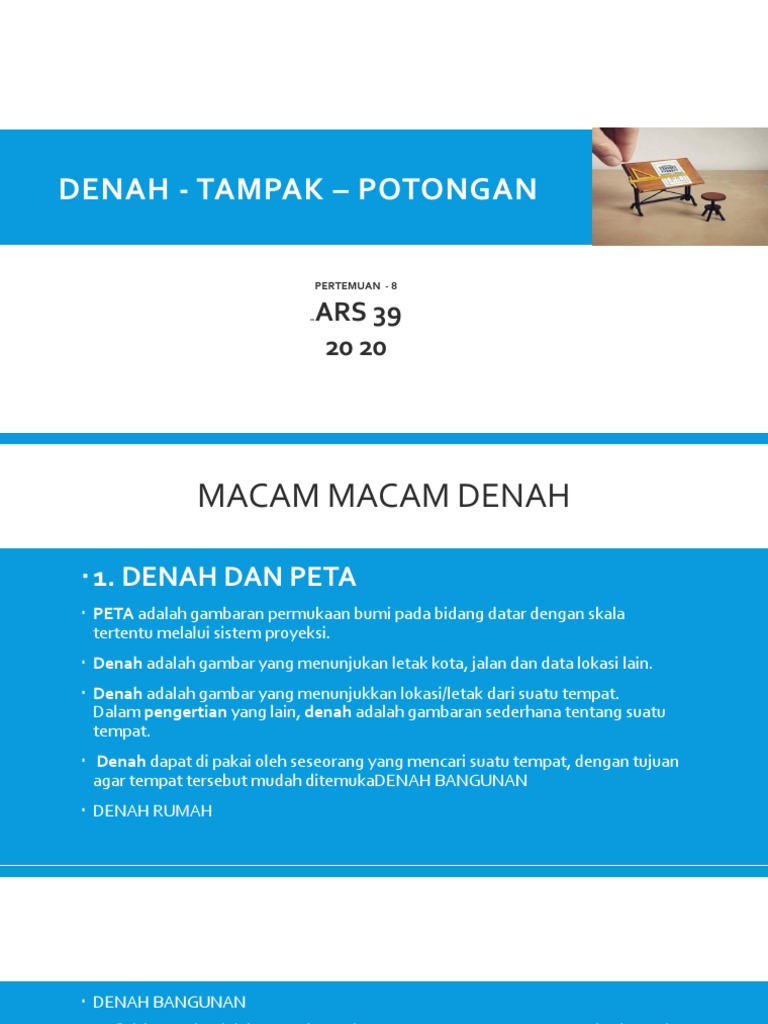 Denah dan Tampak Bangunan Sederhana | PDF