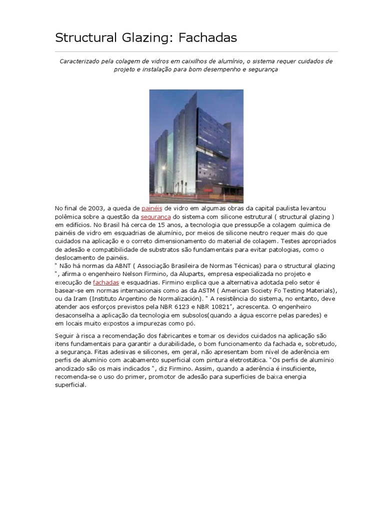 Structural Glazing | PDF