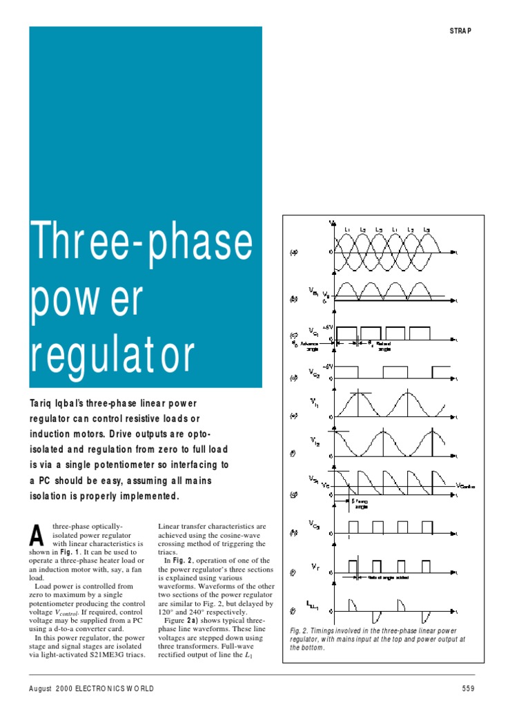 Three Phase | PDF | Electrical Components | Electrical Engineering