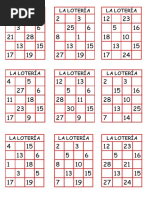 Lotería Números Del 1 Al 30 | PDF