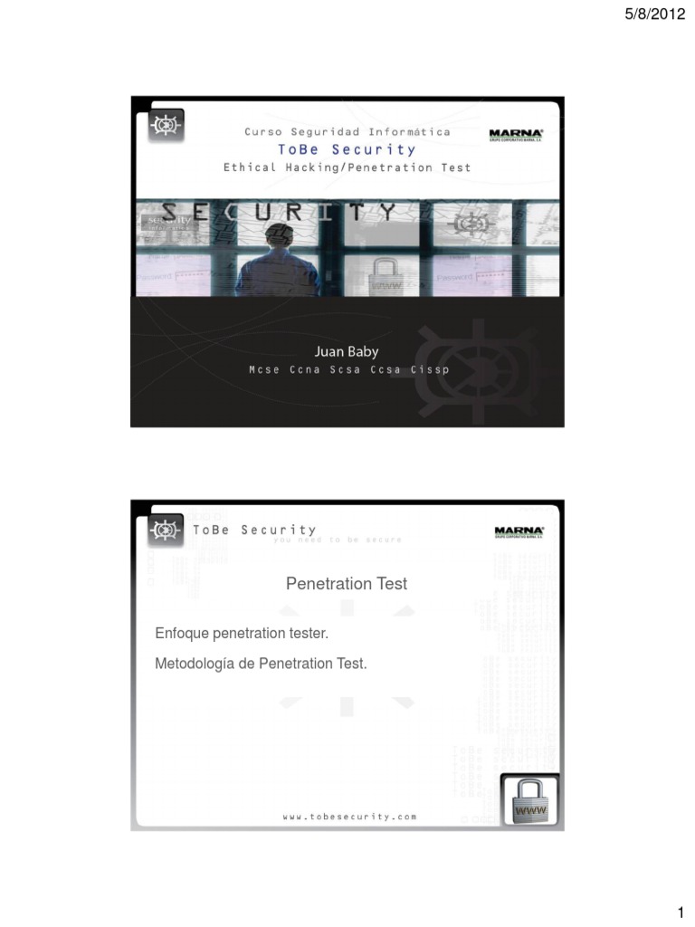 08 - Ethical Hacking & Penetration Tests | PDF | Sombrero Blanco ... 08 - Ethical Hacking & Penetration Tests | PDF | Sombrero Blanco ...