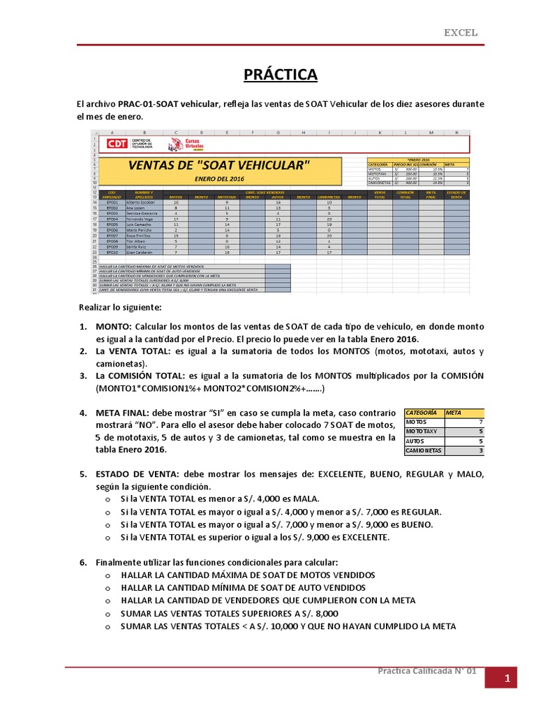 PRAC-01-SOAT Vehicular | PDF | Negocios | Finanzas y dinero