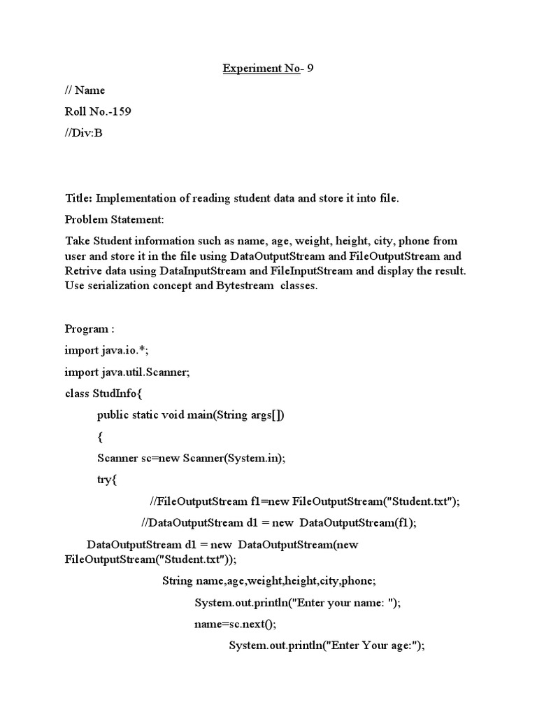 Expt09 159 | PDF | Computing | Computer Engineering