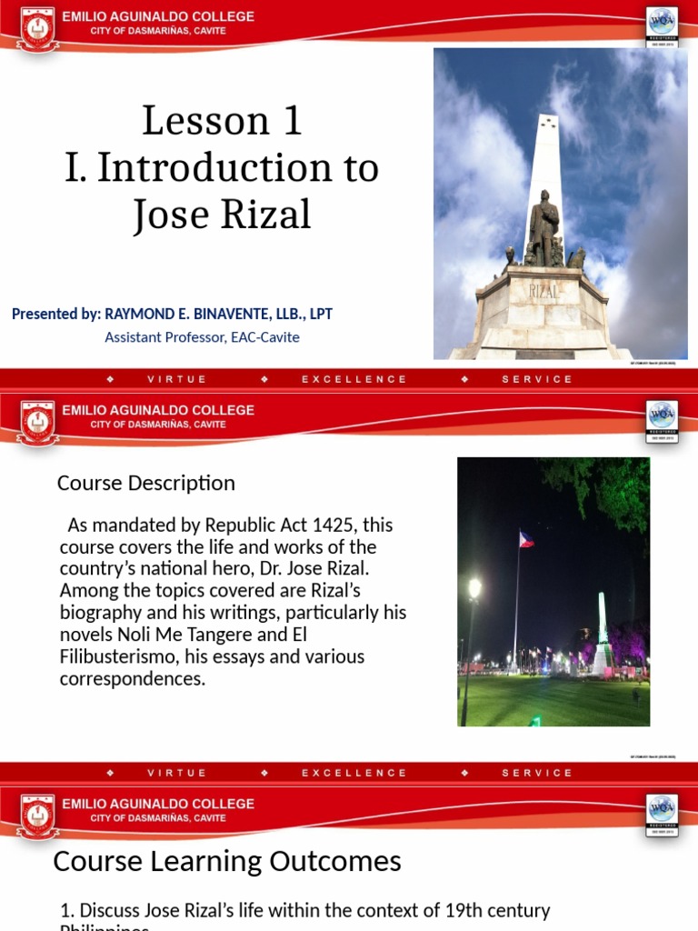 Lesson 1 Introduction To Jose Rizal 2 | PDF | Philippines