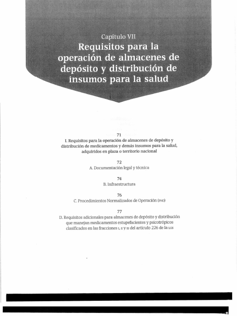 Suplemento FEUM Almacenes de Deposito y Distribución de Insumos para La ... Suplemento FEUM Almacenes de Deposito y Distribución de Insumos para La ...