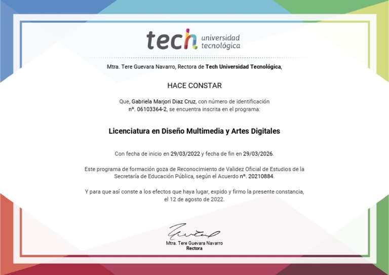 Matrícula RVOE - TECH | PDF