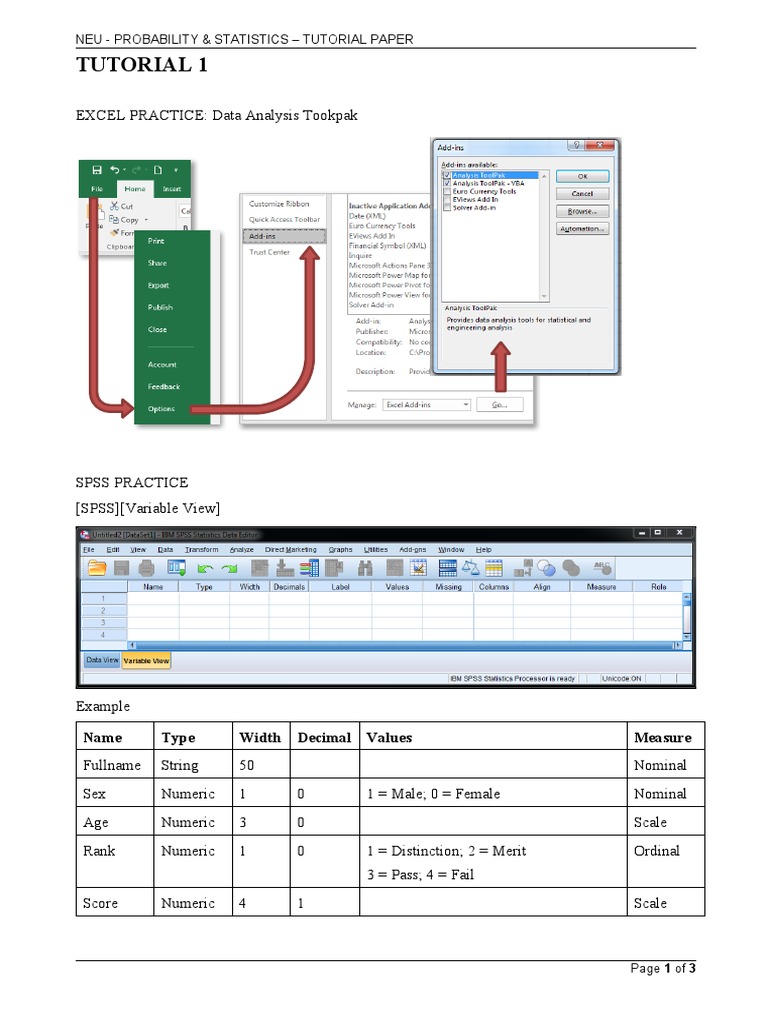 ProbStat Tutor 01 | PDF | Statistics | Level Of Measurement
