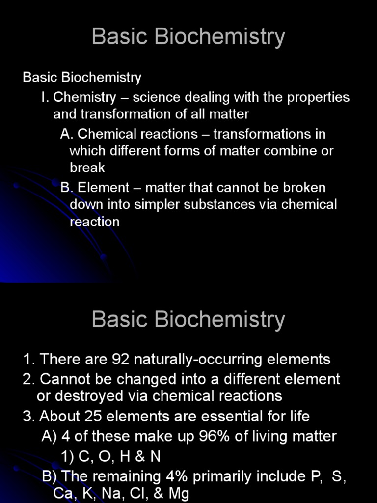 Basic Biochemistry | Download Free PDF | Biomolecules | Biochemistry