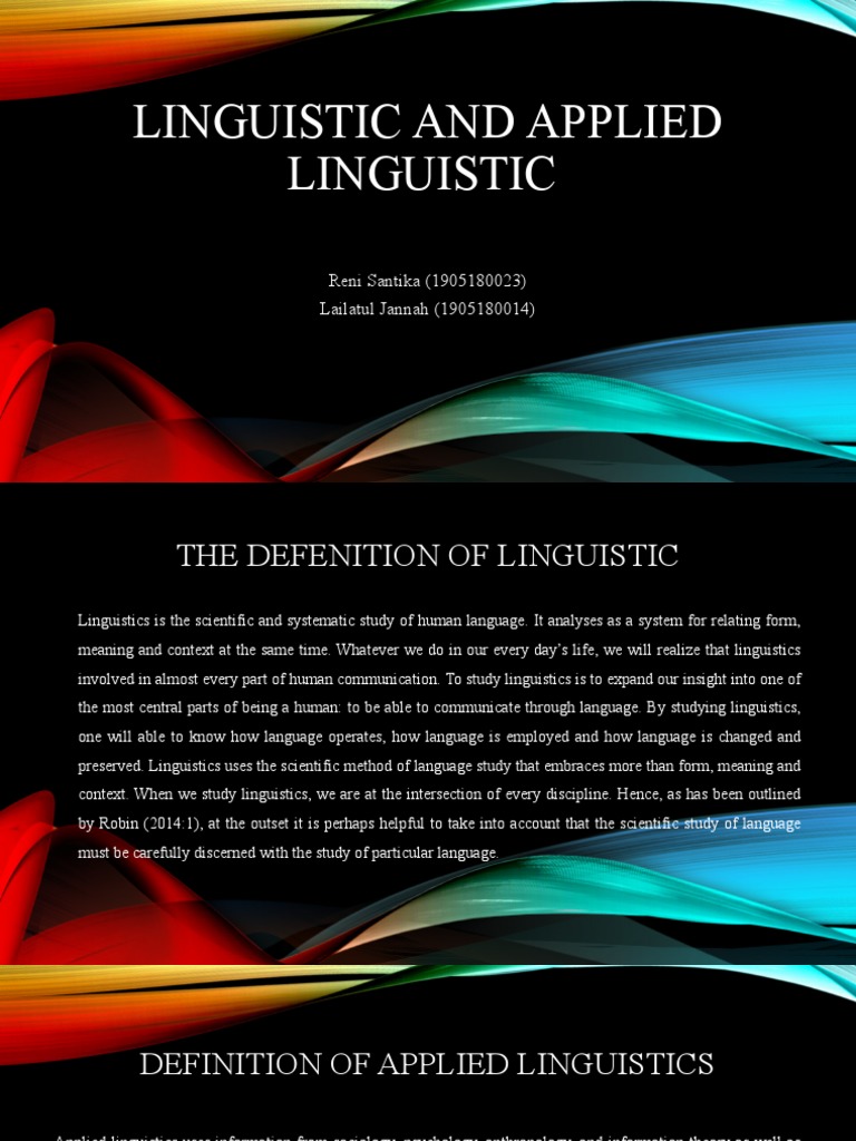 Linguistic | PDF | Linguistics | Social Sciences