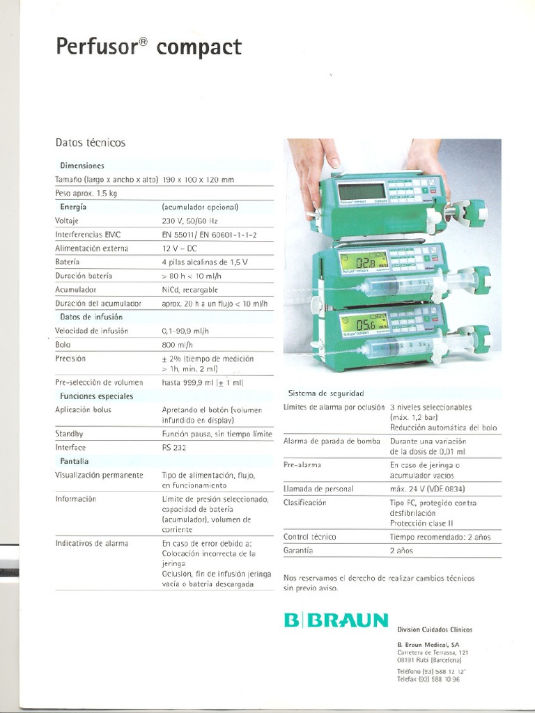 Perfusor 2 | PDF