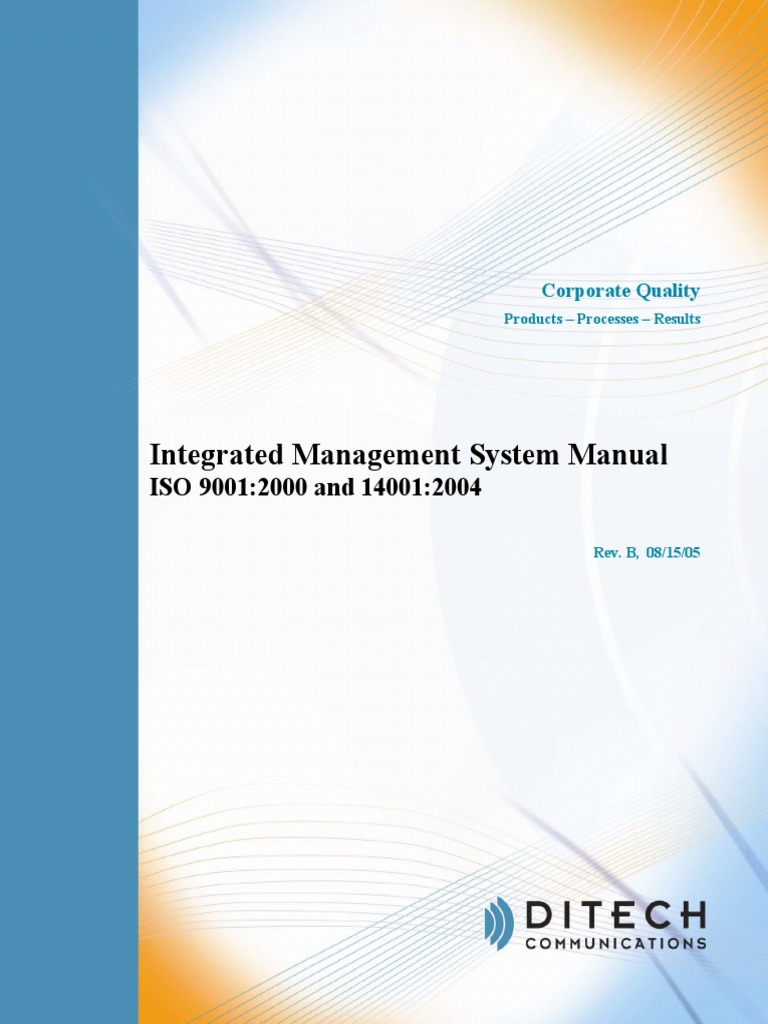 Integrated Management System Manual | PDF | Quality Management System ...