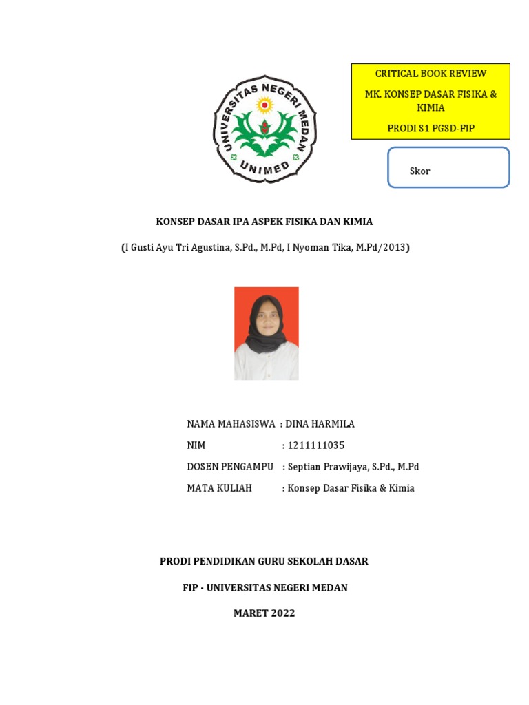 CBR Fisika Kimia Dina Harmila | PDF