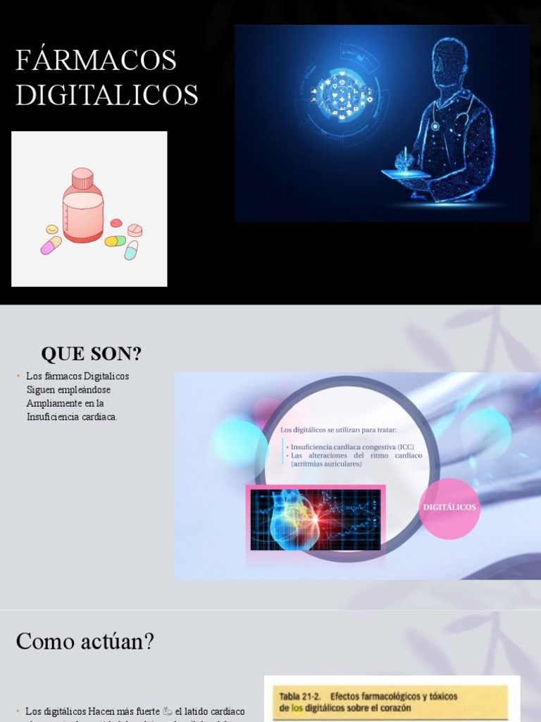 Fármacos Digitalicos | PDF | Salud y bienestar | Estilo de vida