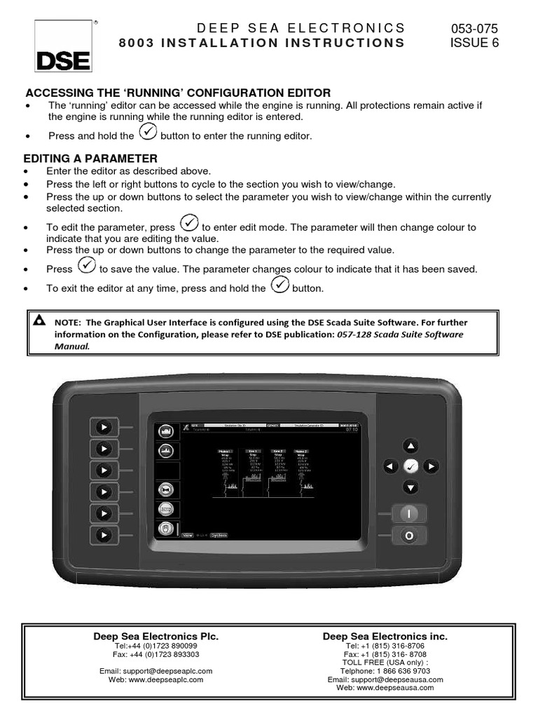 DSE8003 Installation Instructions | PDF | Scada | Programmable Logic ...