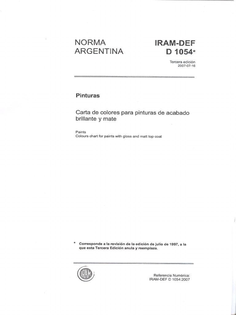 Iram-Def D 1054 | PDF