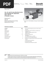 Rexroth 4we10 Data Sheet PDF | PDF | Rectifier | Valve