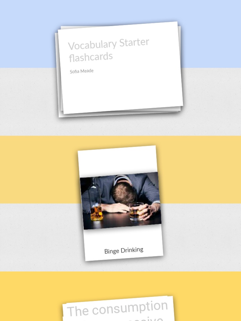 10 Starter Flash Cards SM | PDF
