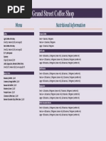 Tim Hortons Nutrition Guide - January 2025 | PDF | Fat | Nutrition ...