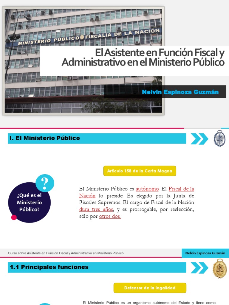 Funciones del Asistente Fiscal y SGF | PDF | Fiscal | Policía
