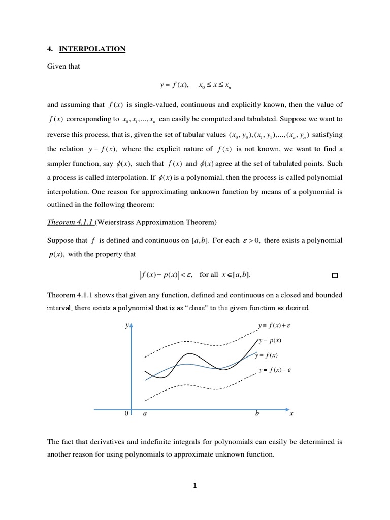 Interpolation | PDF | Interpolation | Spline (Mathematics)