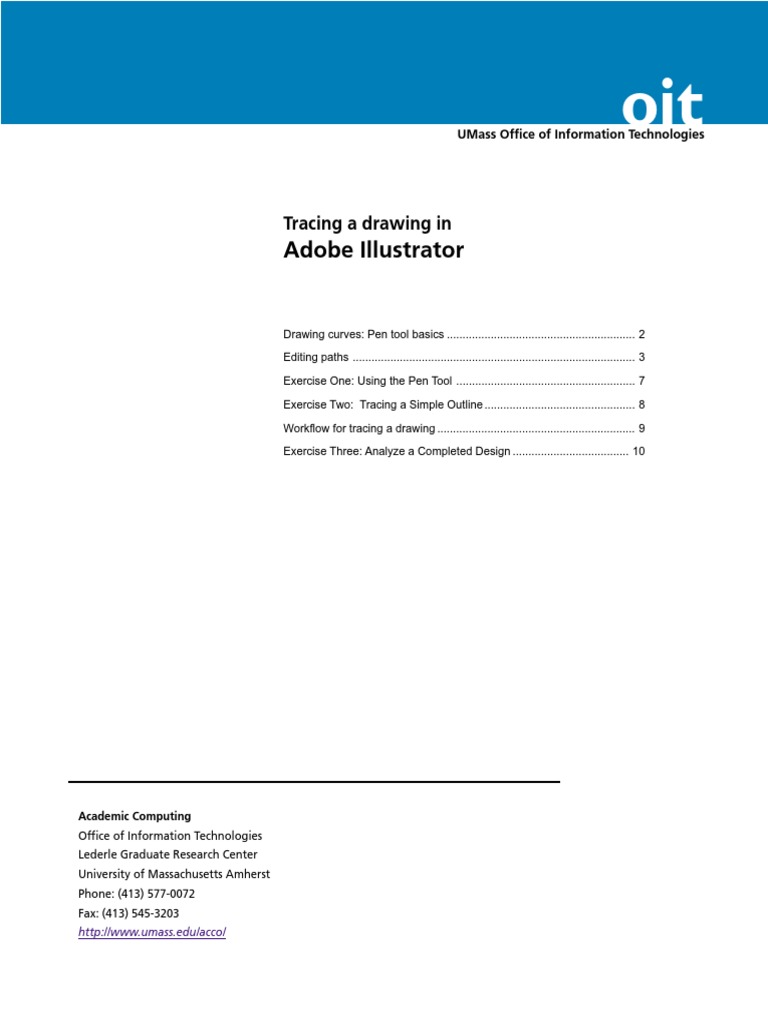 Tracing - A - Drawing - in - Adobe - Illustrator - 6 | PDF | Adobe ...