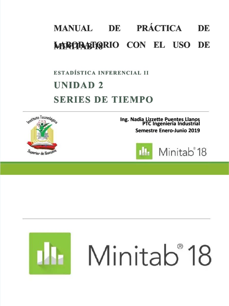Tecnologico de Guasave Como Usar Minitab 18 para Hacer Series de Tiempos | PDF